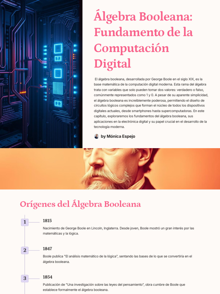 Algebra-Booleana-Fundamento-de-la-Computacion-Digital | PDF