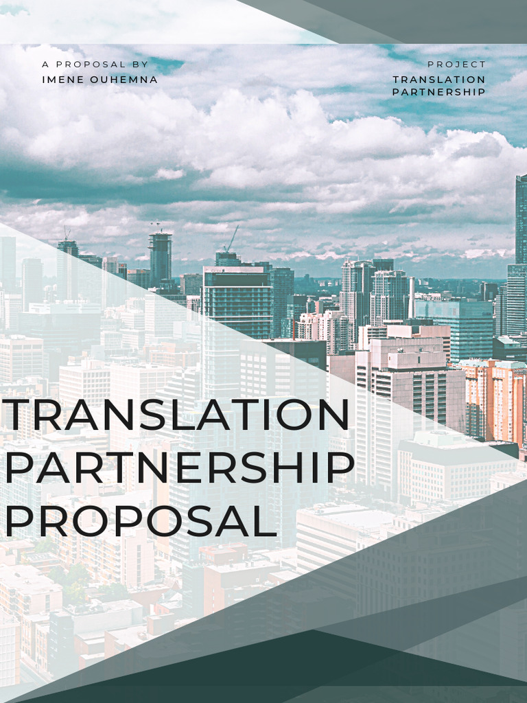 TRANSLATION partnership Proposal (1) | PDF