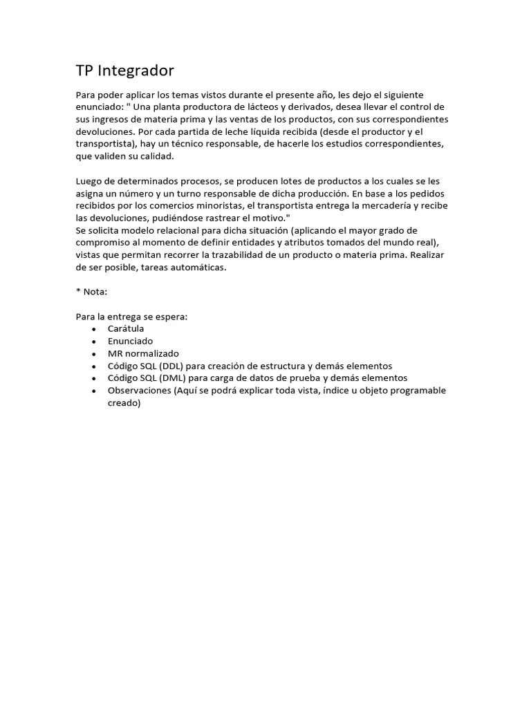 TP Integrador (1) | PDF