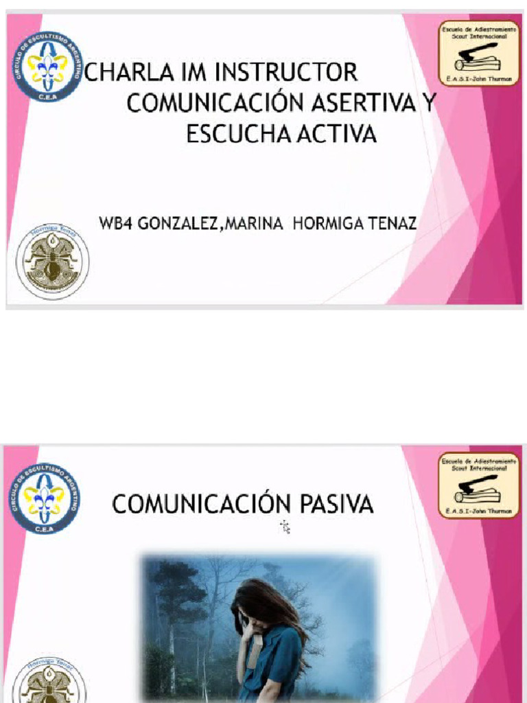 Comunicacion Asertiva y Escucha Activa | PDF