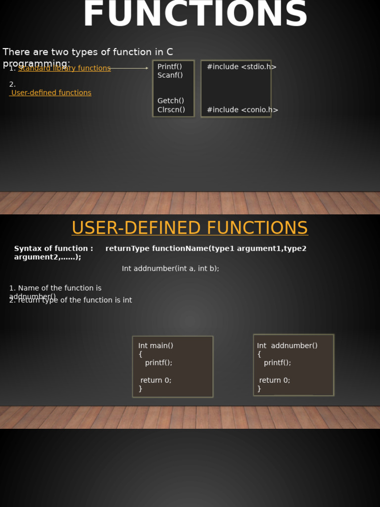 C Functions | PDF C Functions | PDF