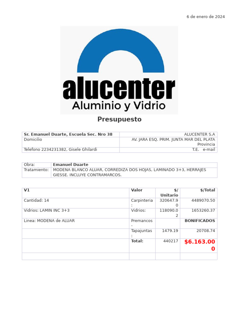Presupuesto Emanuel | PDF
