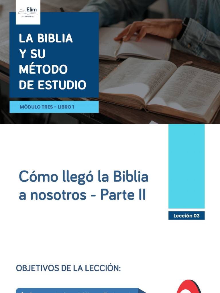 3 Leccion Academia Biblica m3 Compress 2 | PDF
