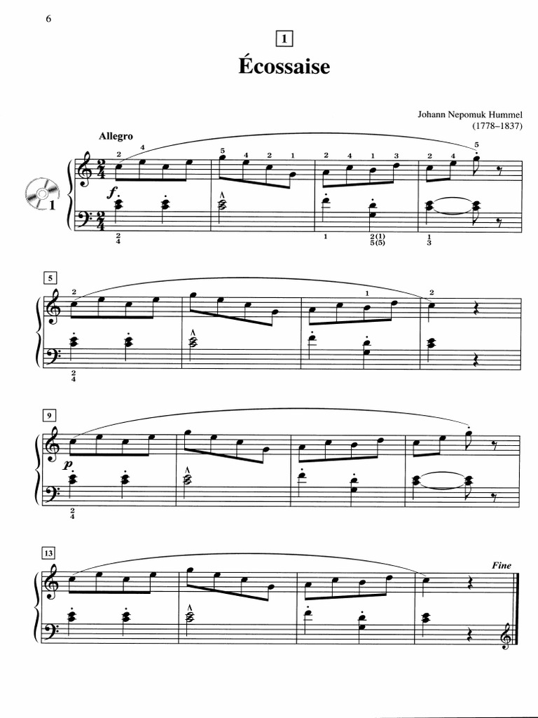 Ecossaise | PDF