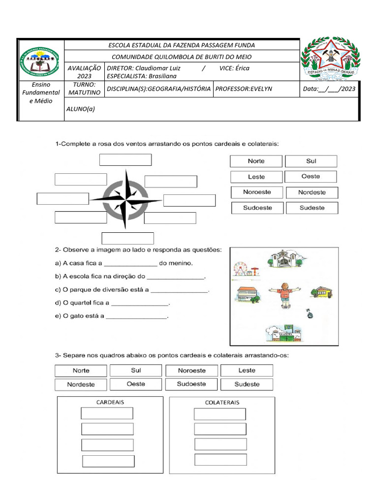 Av Historia e Geografia 4 Ano | PDF