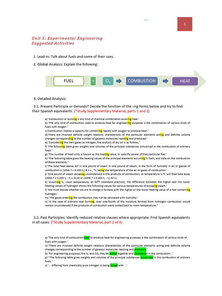 Unit 5 - Handout | PDF