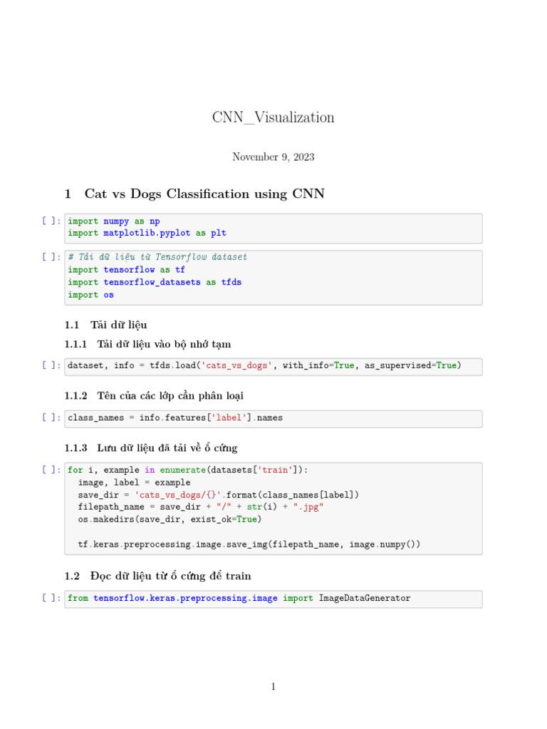 Cnn Visualization Pdf