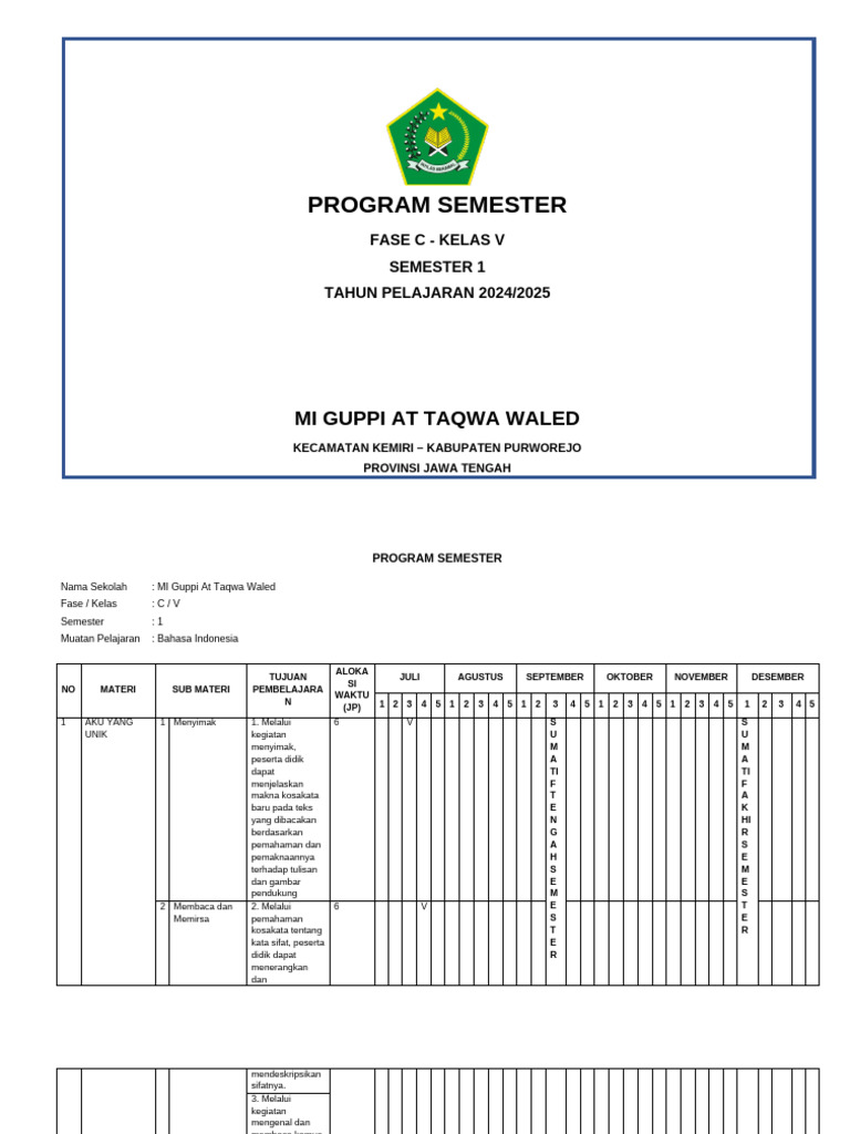 Prosem Bin V.1 | PDF