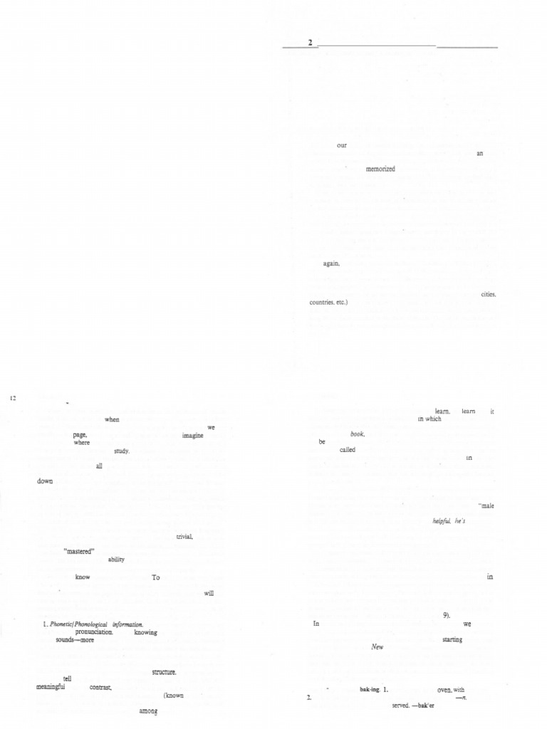 Akmajian Et Al Chapter 2 Morphology | PDF