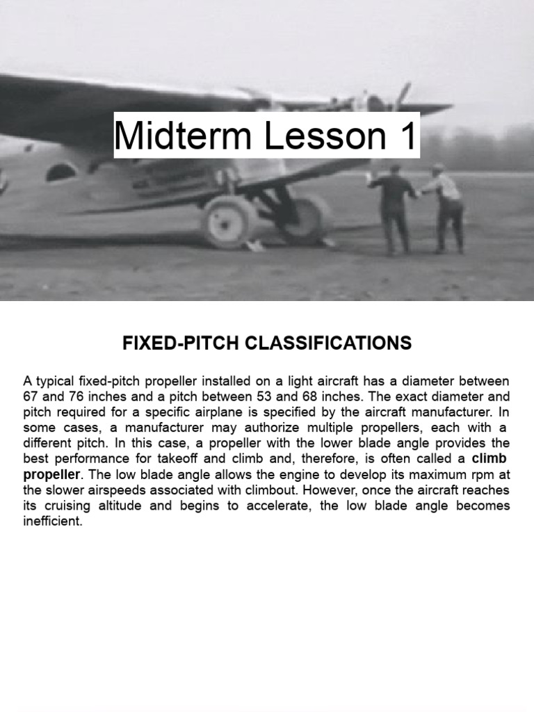 Midterm Lesson 1 Fixed-pitch Classifications | PDF