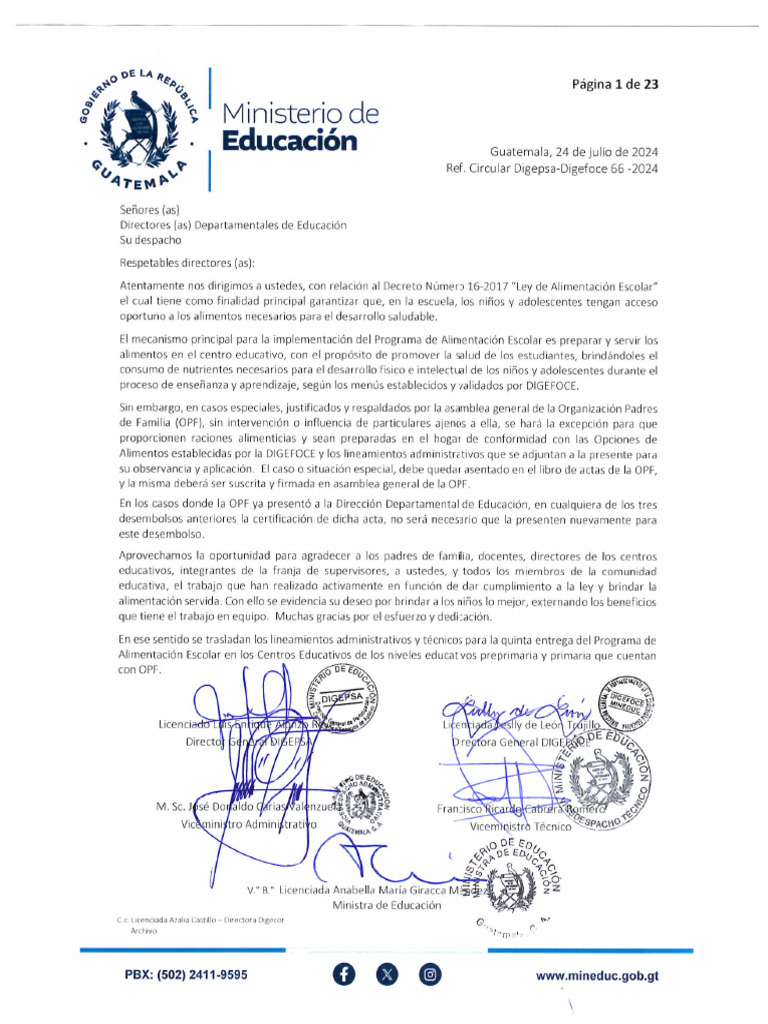 Circular Digepsa 66-2024 | PDF