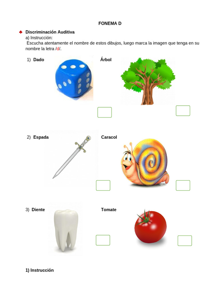 Fonema D | PDF