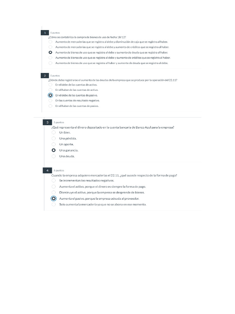 Contabilidad TP1 | PDF