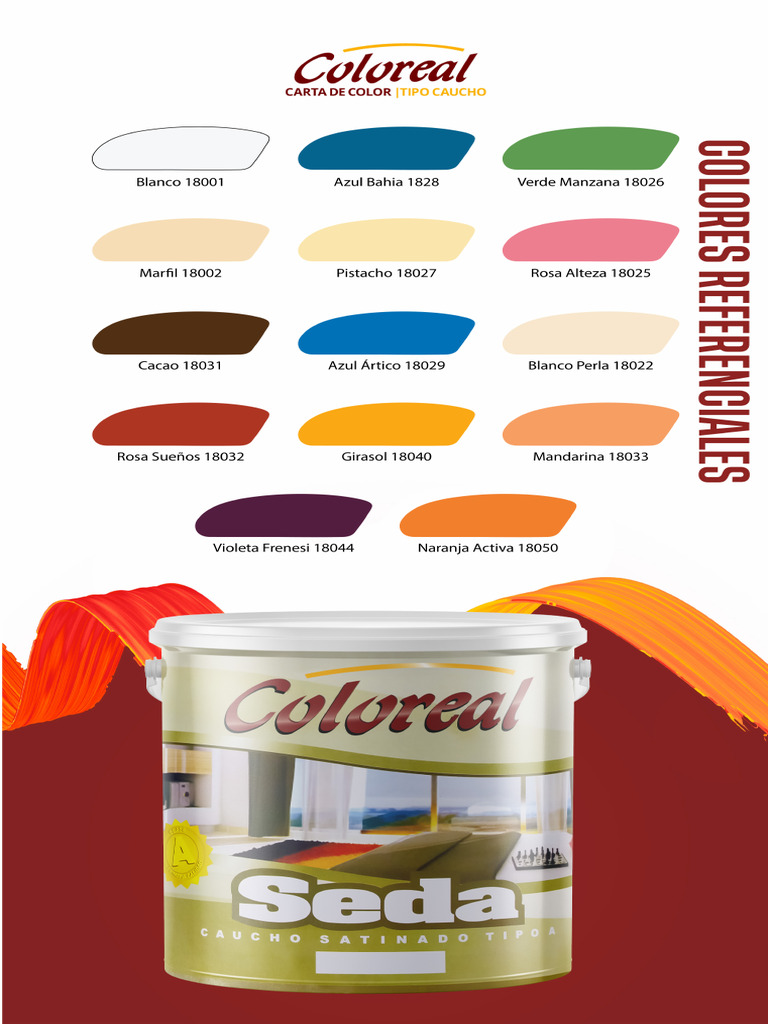 Carta-de-colores-Brillo-de-Seda-Coloreal | PDF