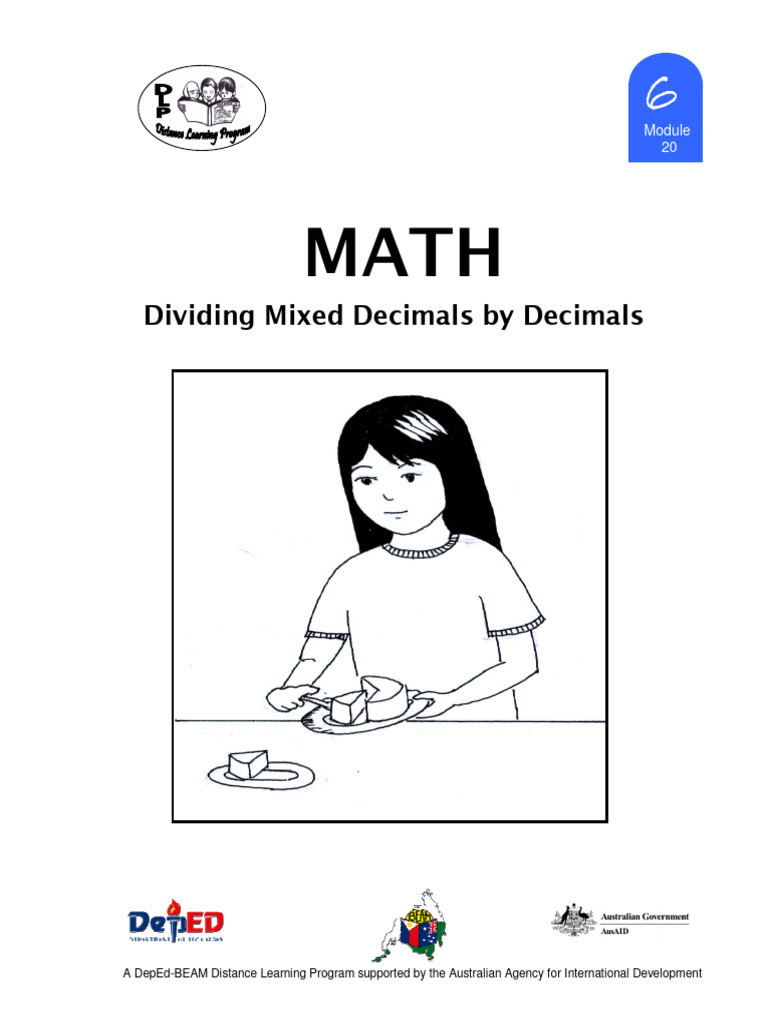 Math 6 DLP 20 - Dividing mixed decimals by decimals | PDF