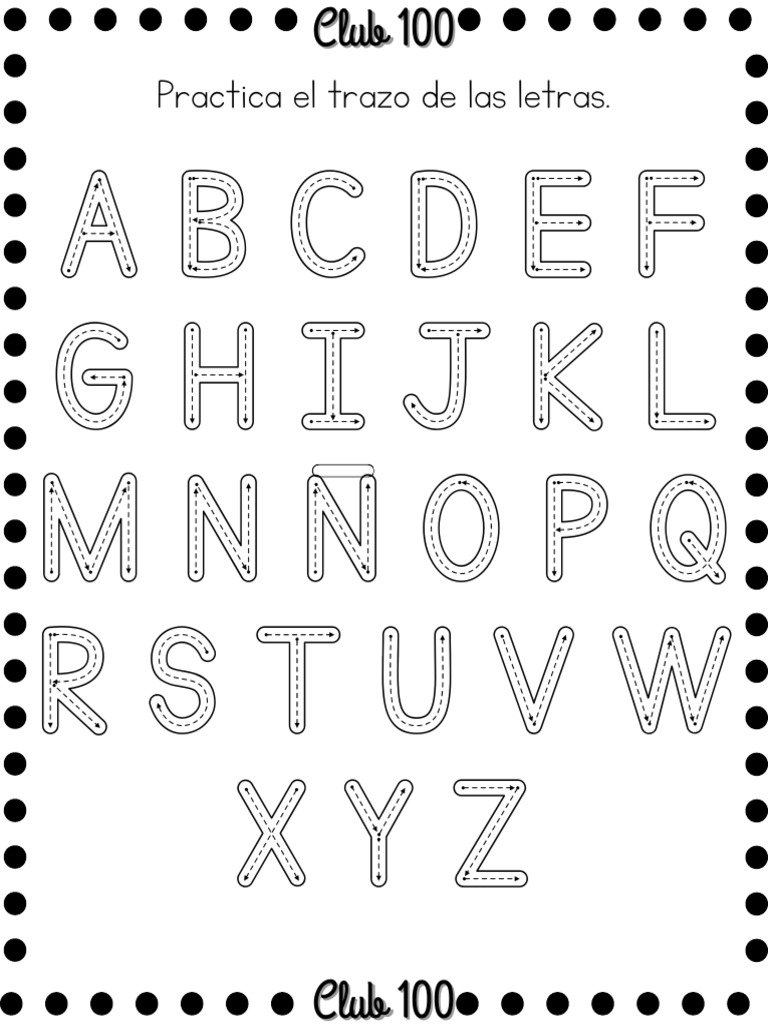 Grafomotricidad Abecedario | PDF