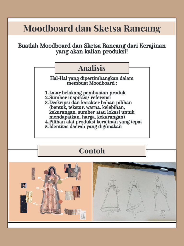 LKPD Moodboard Dan Sketsa | PDF