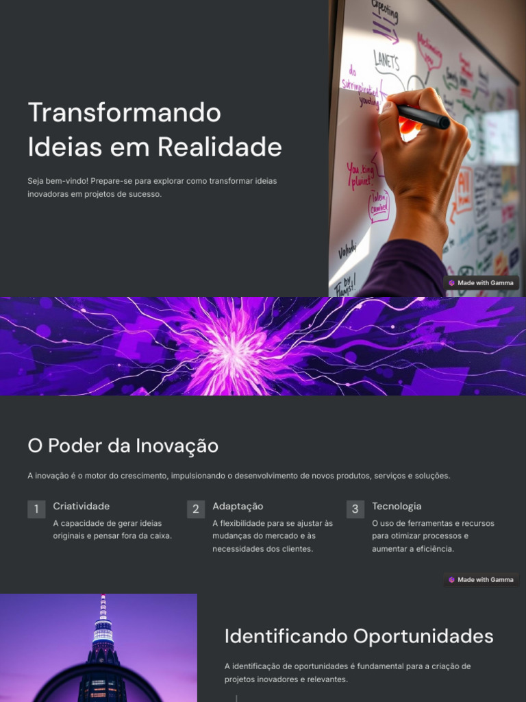 Transformando Ideias em Realidade | PDF