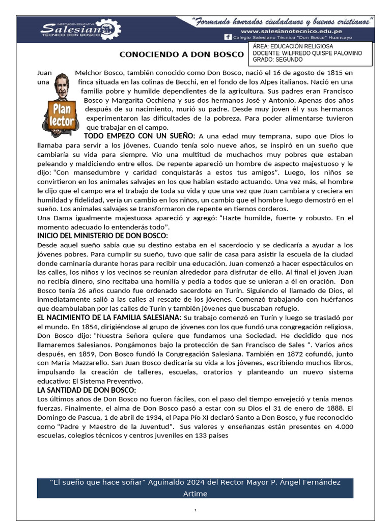 CONOCIENDO_A_DON_BOSCO | PDF