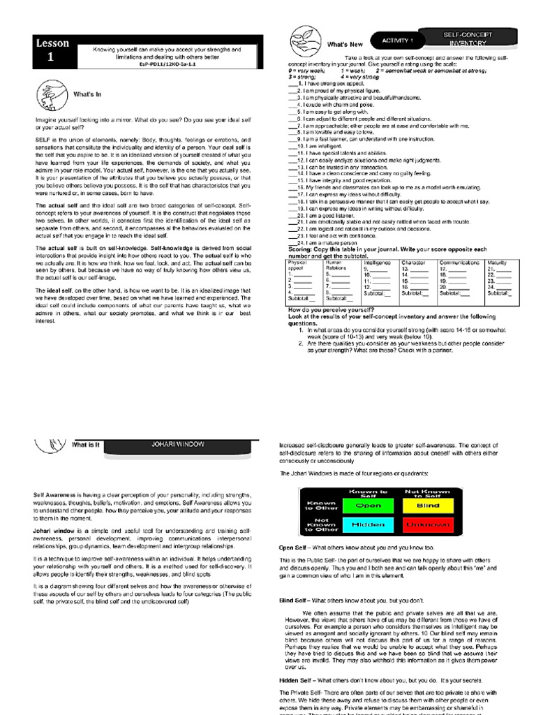 PERDEV-LESSON-1-2 | PDF