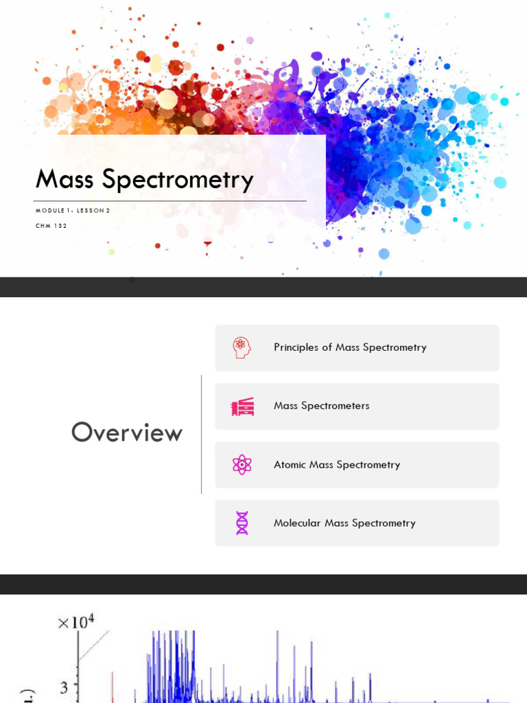 CO1 Lesson 2 - Mass Spectrometry | PDF
