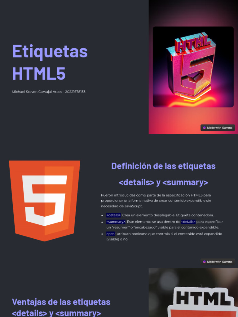 Etiquetas-HTML5 | PDF