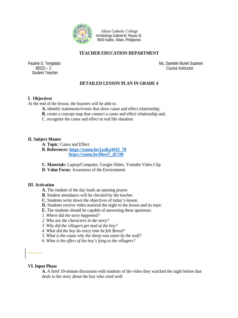Final Semi Detaied Lesson Plan | PDF | Lesson Plan | Career & Growth