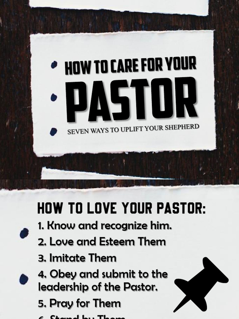 How to Care for Your Pastor | PDF | Pastor | Religion & Spirituality