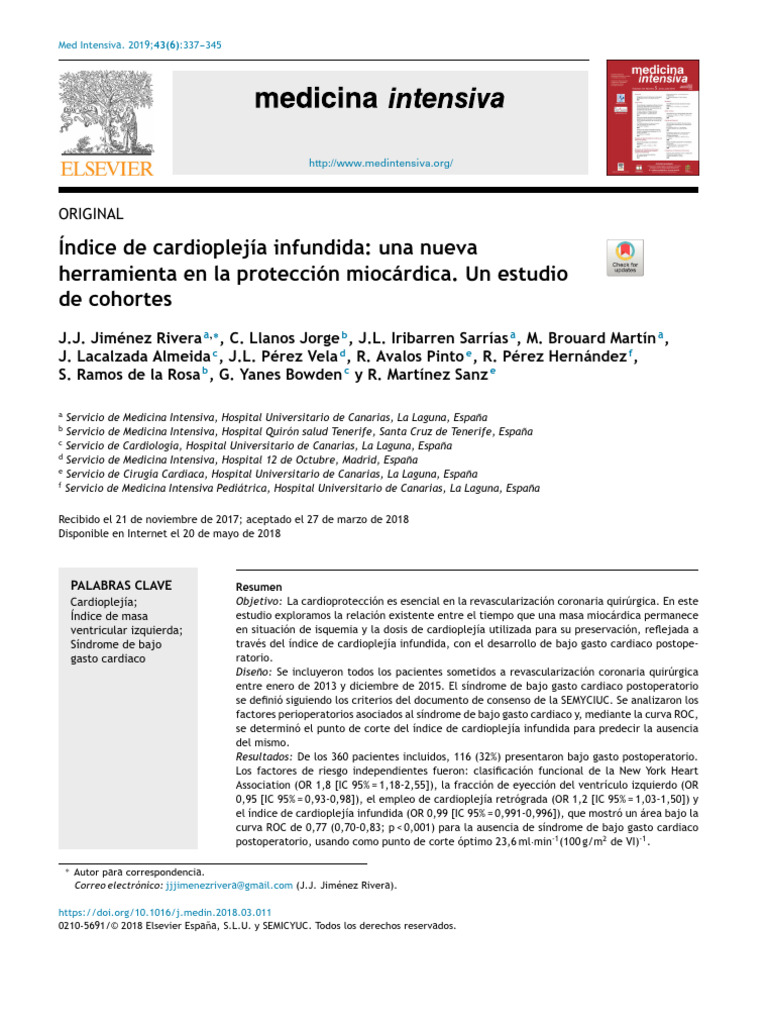 Cardioplejia | PDF