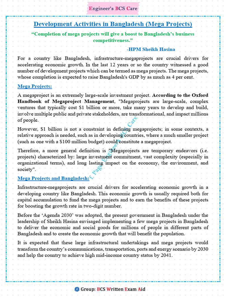 Mega Projects | PDF