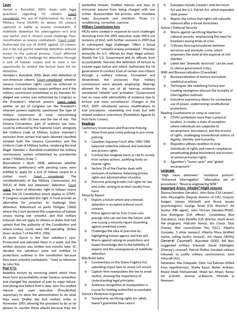 LWSO 415 Test 1 sheet | PDF