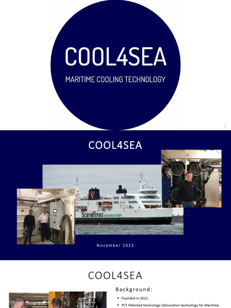 2023.10.19 COOL4SEA. Presentation - DTU | PDF