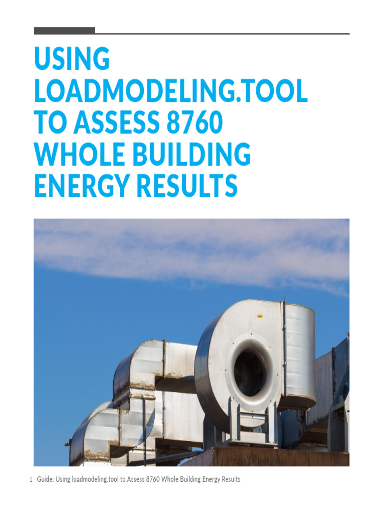Guide - Whole Building Energy Modeling | PDF