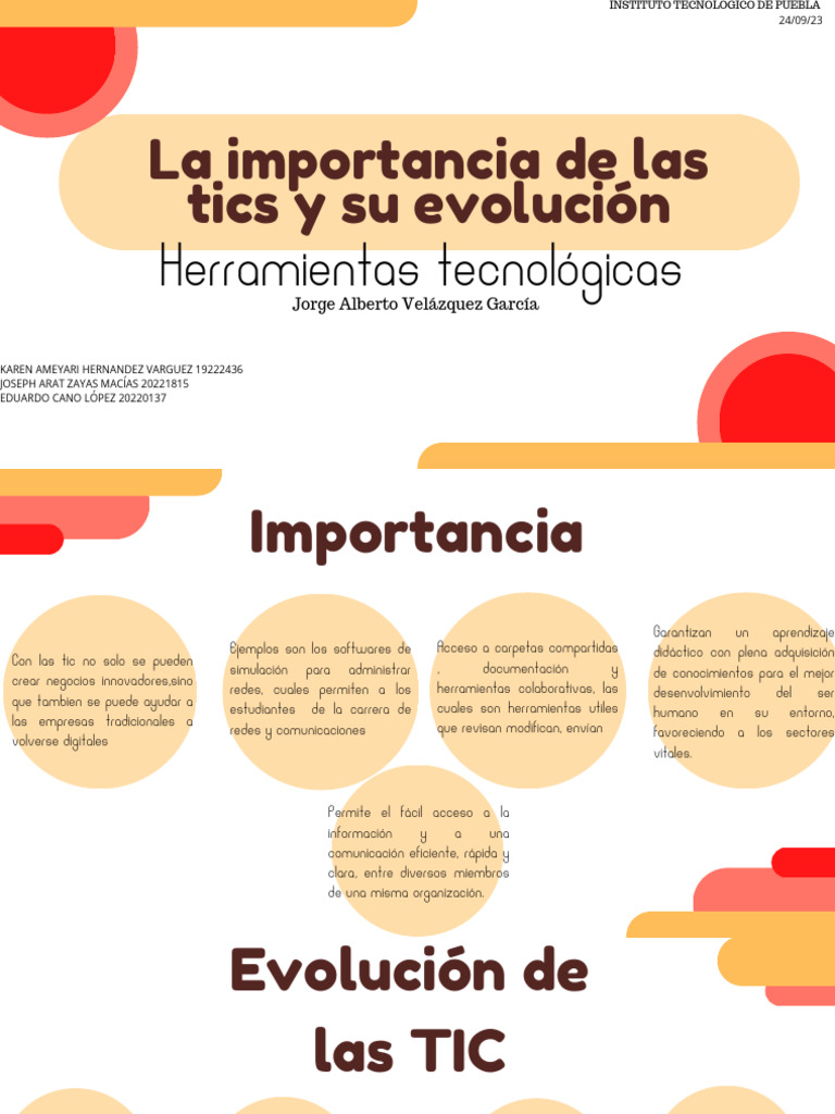 Importancia de Las Tics y Su Evolución | PDF