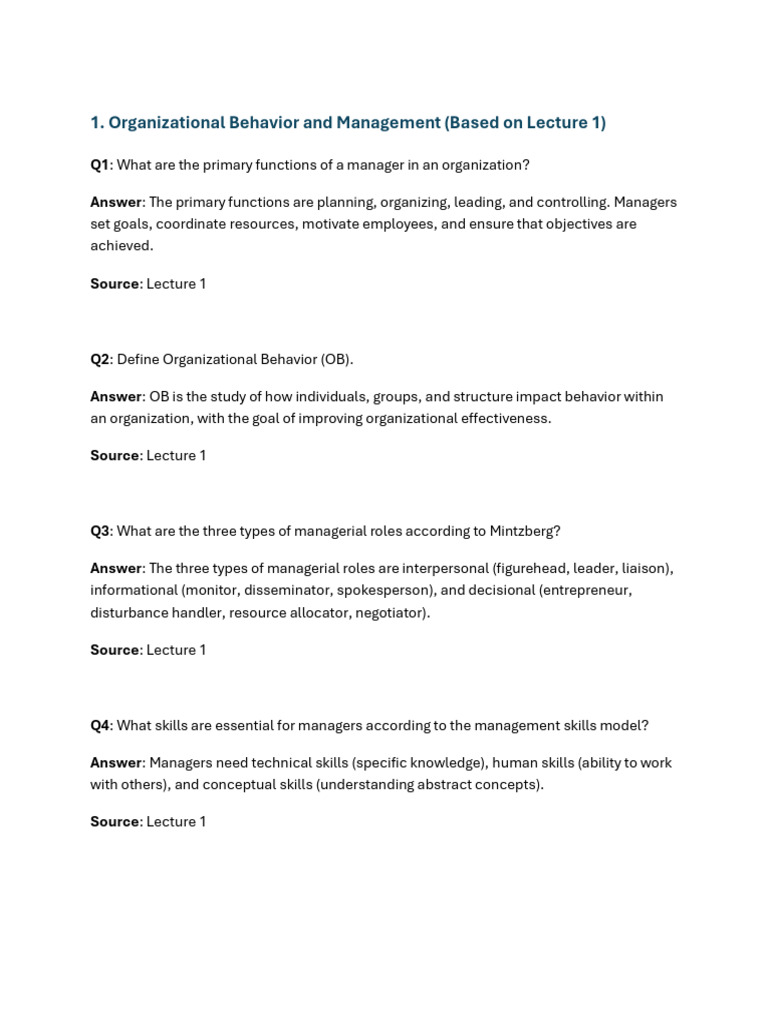 MPO Questions and Answers | PDF