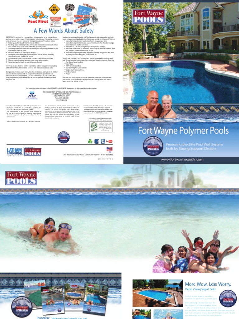 2012 FWP Polymer Brochure | PDF | Swimming Pool | Polyvinyl Chloride