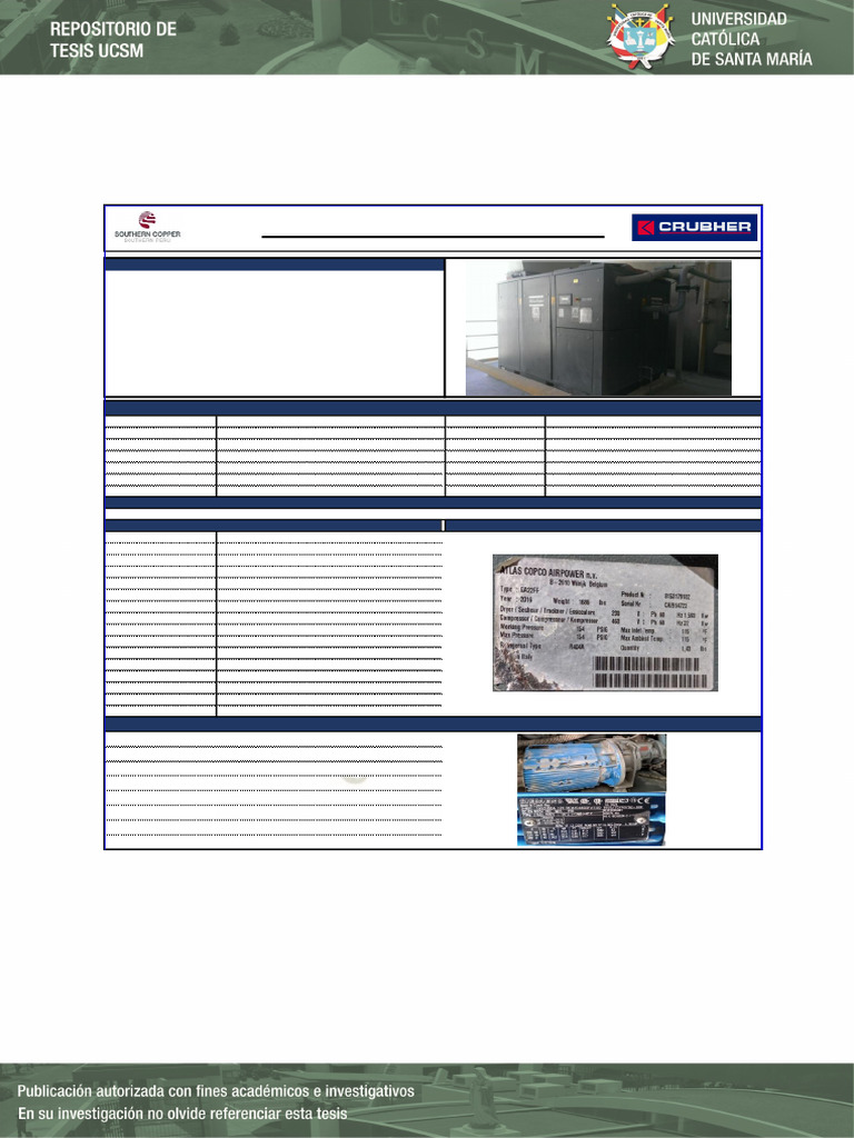 Ficha tec Compresores | PDF