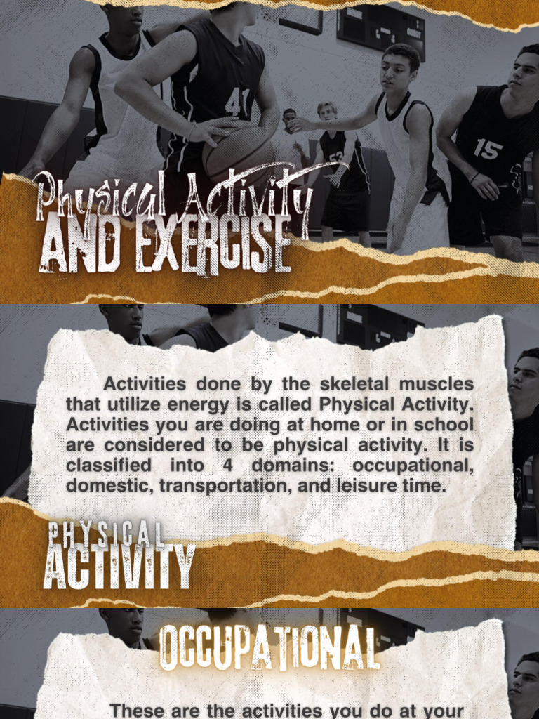 Physical Activity and Exercise | PDF