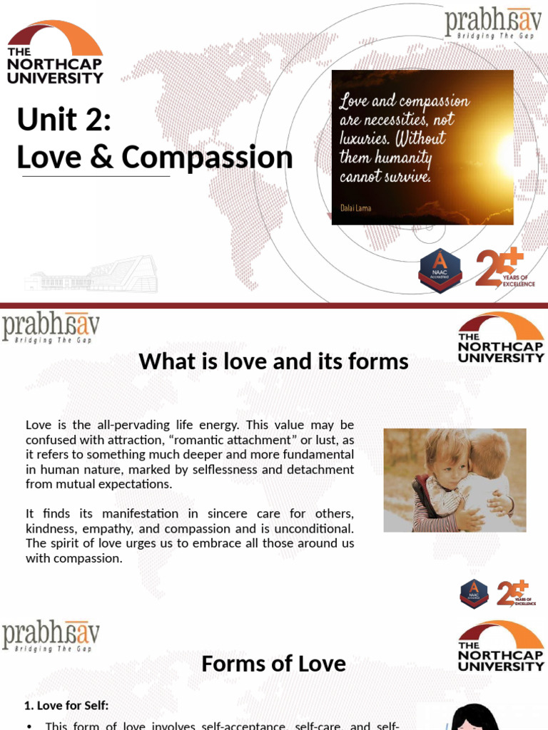 Unit 2 Love & Compassion HVPE | PDF