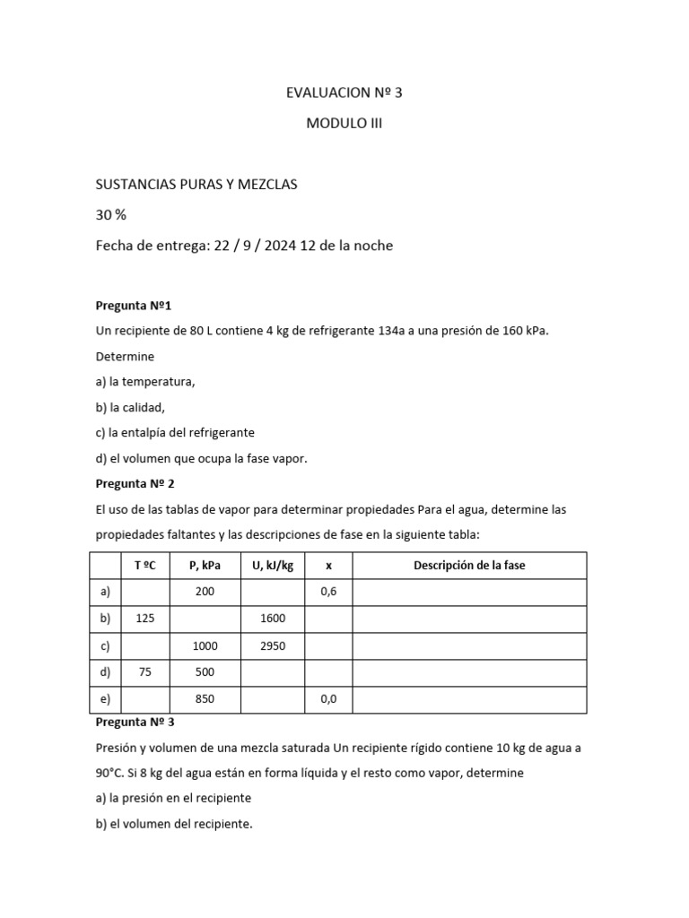 EVALUACION MODULO III | PDF EVALUACION MODULO III | PDF