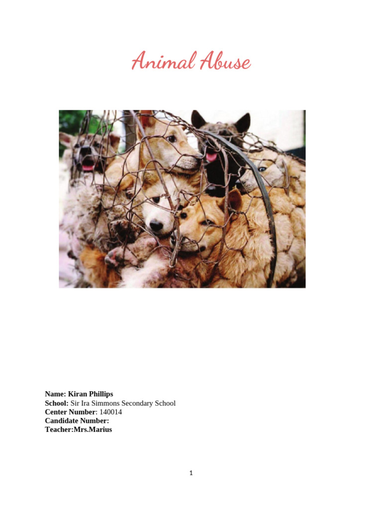 Kiran Phillips - Copy of Csec Sba Final Template | PDF