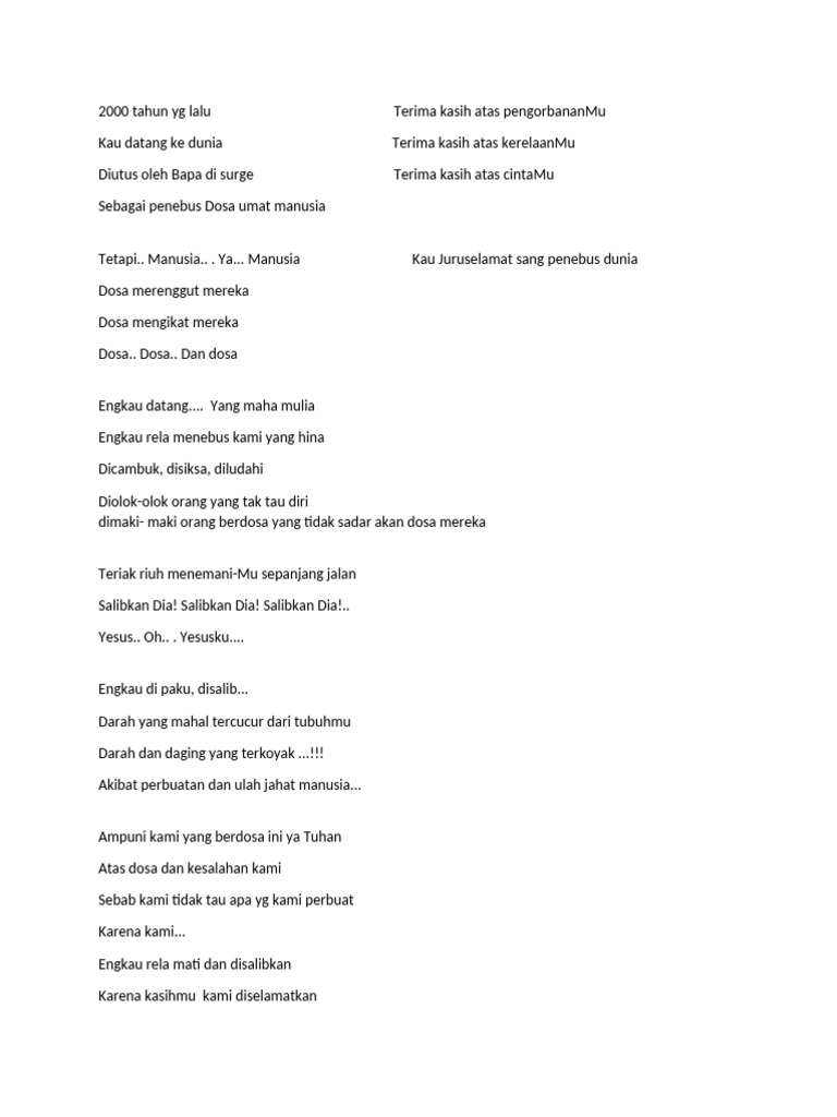 Puisi Paskah | PDF