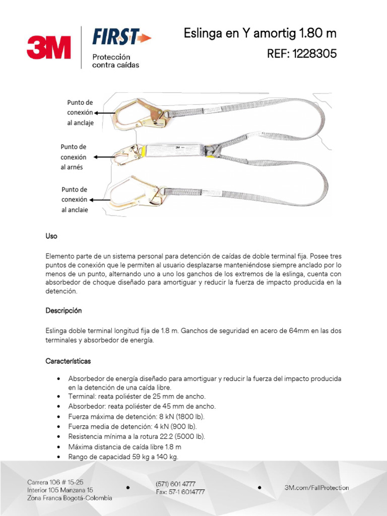 Ficha Técnica Eslinga | PDF