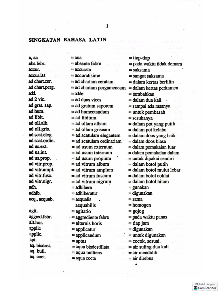 BAHASA LATIN | PDF