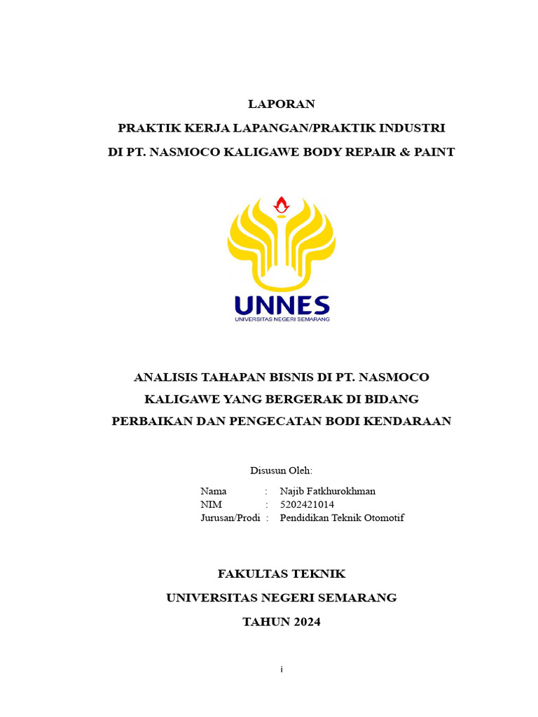 Laporan Hasil Kegiatan Magang Prigel | PDF