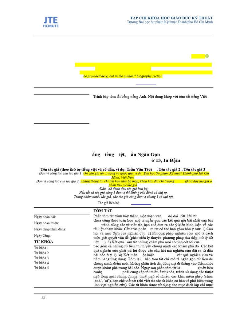 JTE Template Vie 01.2024 | PDF