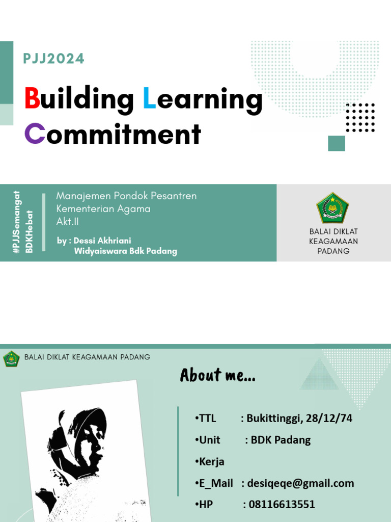 BHN Tayang BLC - PonPes II | PDF