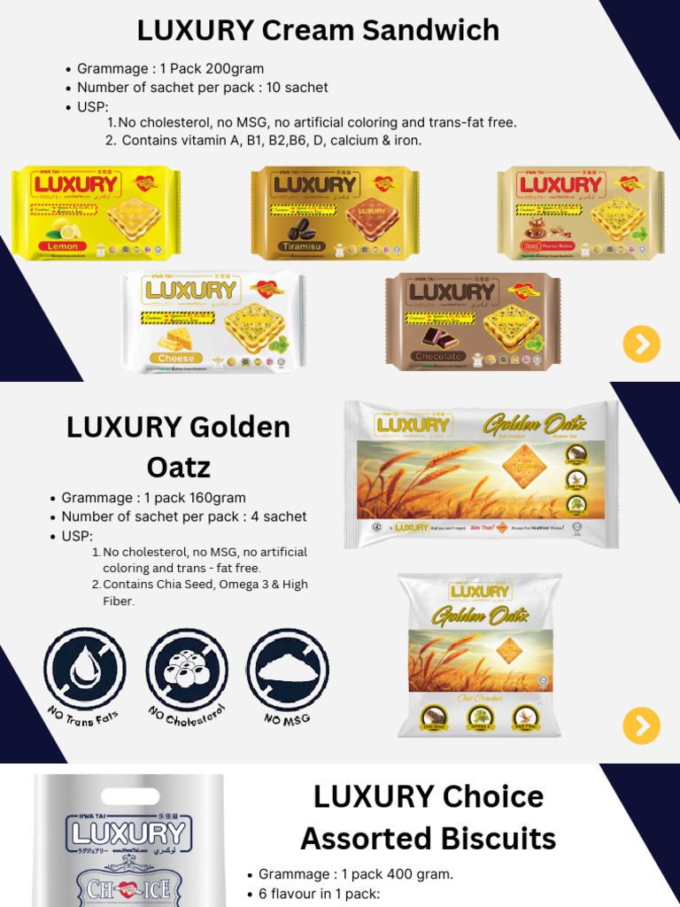 LUXURY Biscuits | PDF