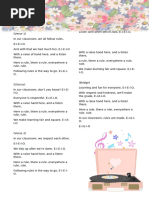 HELLO EVERYBODY SONG Lyrics | PDF