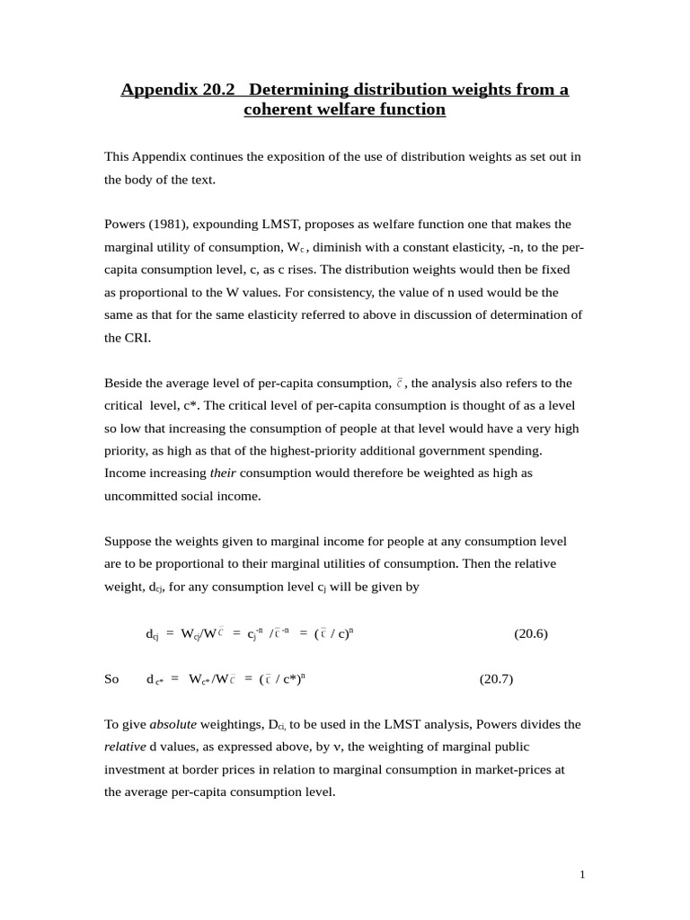 Appendix 20.2 Michael Todaro Development Economics | PDF